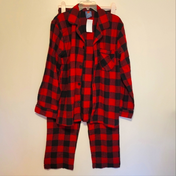 Hanes | Other | Nwot Hanes Red And Black Plaid Pajama Set Mens | Poshmark